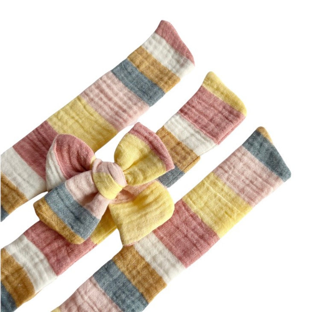 Clearance - Wide Stripes - Set of 3 - Bow Strips - 3-4" Bows - Double ...