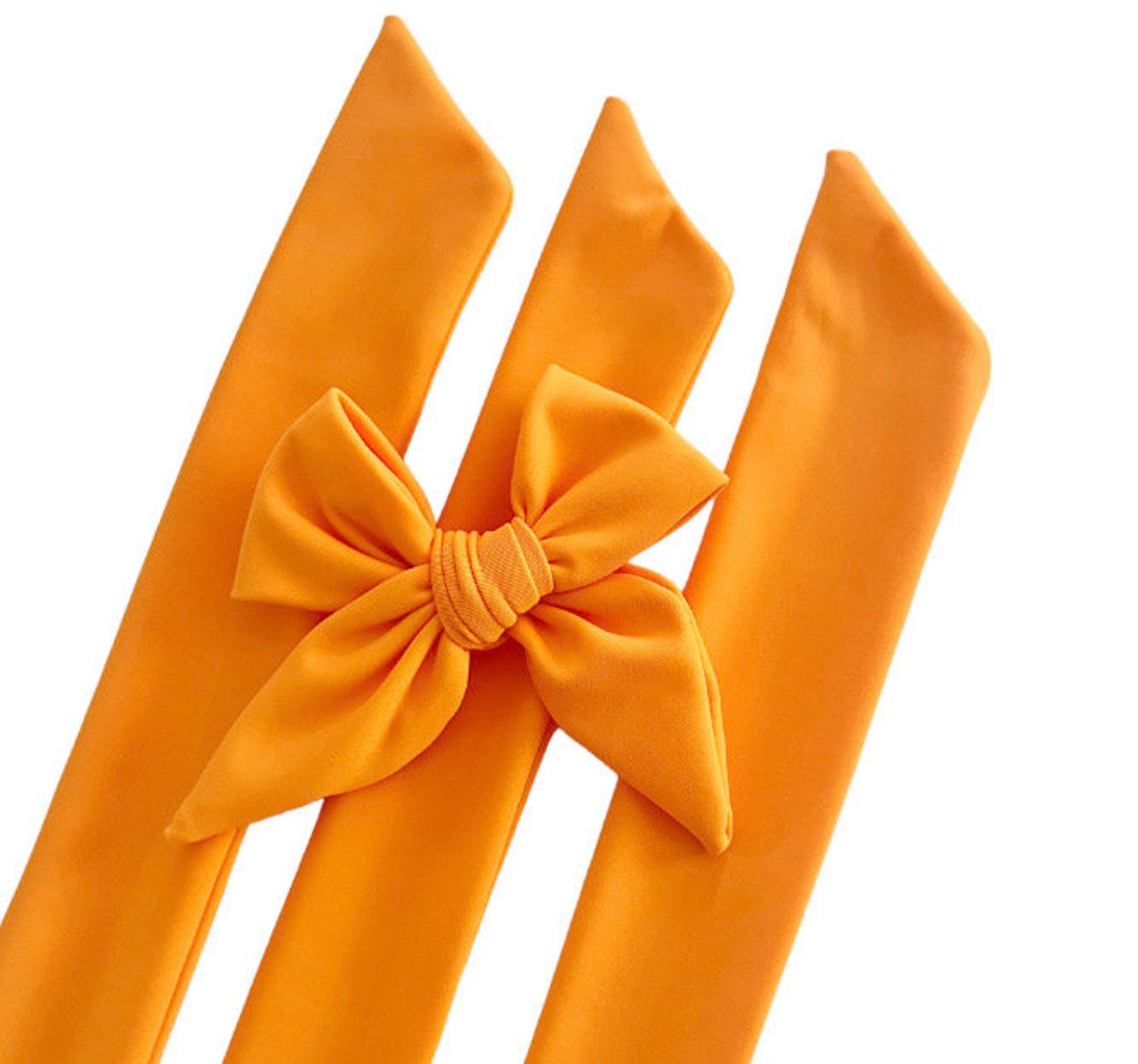 Mango Swim - Set of 3 - Bow Strips - 3-4" Bows - Fabric - DIY Bows ...