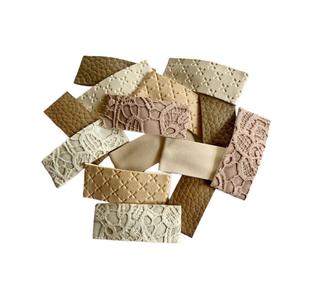 Neutral Snap Clips - Vegan Leather Hair Clips - Fall Hair Clips ...