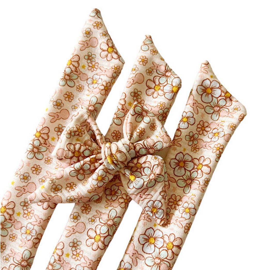 Peeps and Blooms - Set of 3 - Bow Strips - 3-4" Bows - DIY Bows - Hand ...
