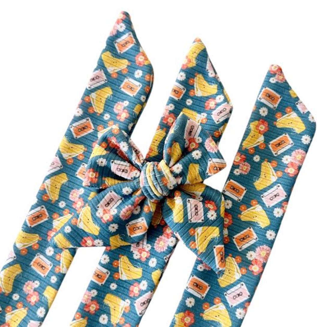 Retro Roller Skates - Set of 3 - Bow Strip - 3-4" Bows - DIY Bows ...