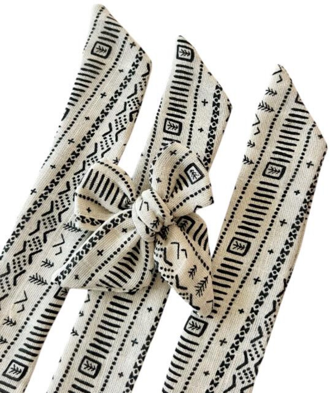 Camp - Set of 3 - Bow Strips - 3-4" Bows - Double Gauze - DIY Bows ...