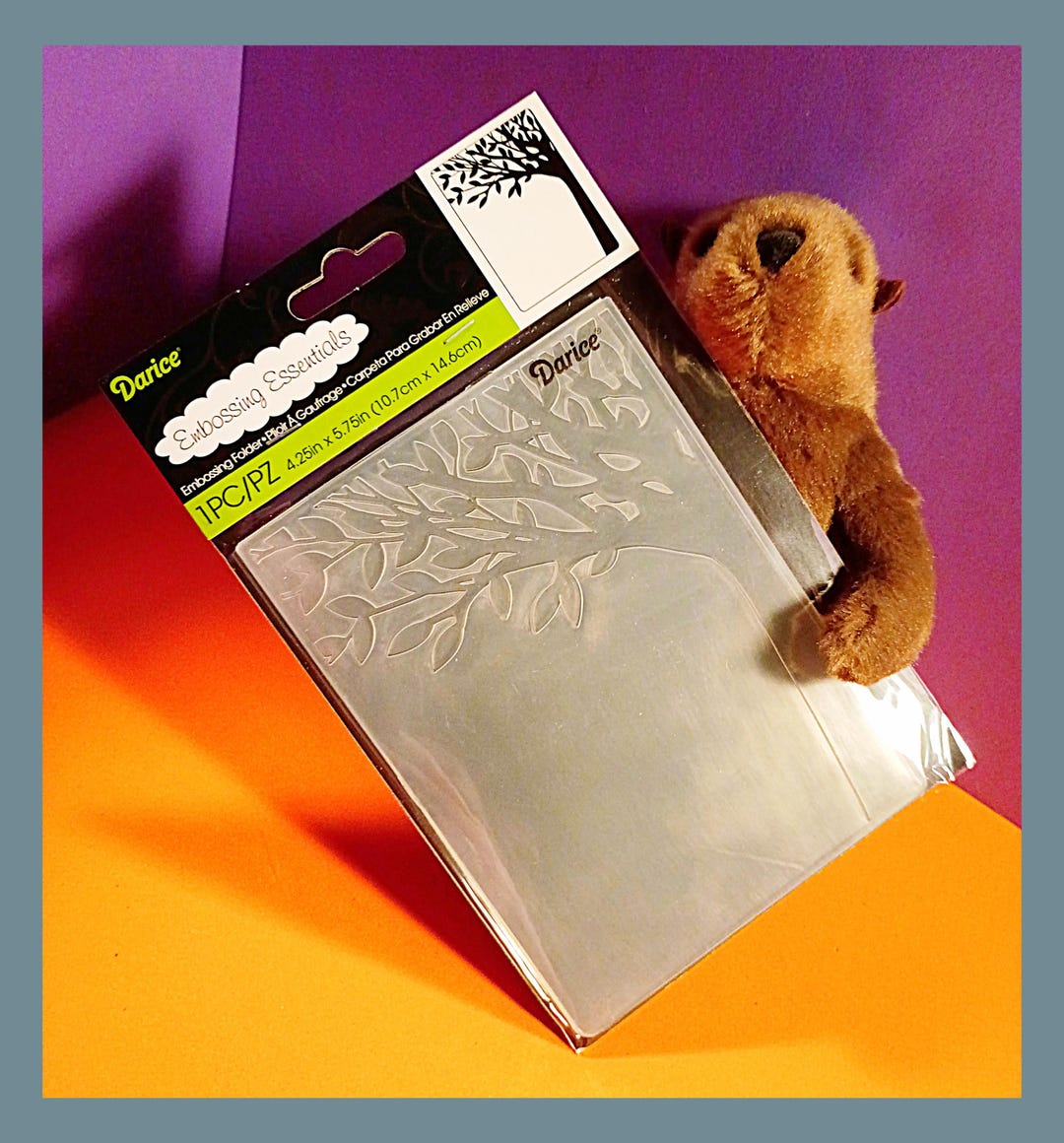 Darice Leafy Tree Trunk Embossing Folder (retired Pattern) - Etsy
