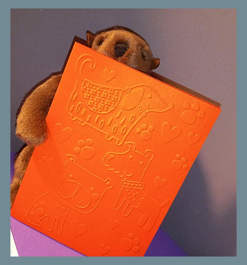Darice Dogs Embossing Folder (rare Retired Pattern) - Etsy