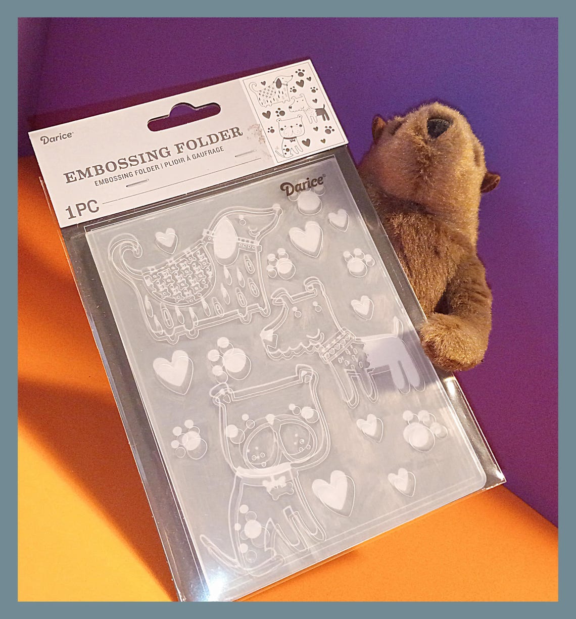 Darice Dogs Embossing Folder (rare Retired Pattern) - Etsy