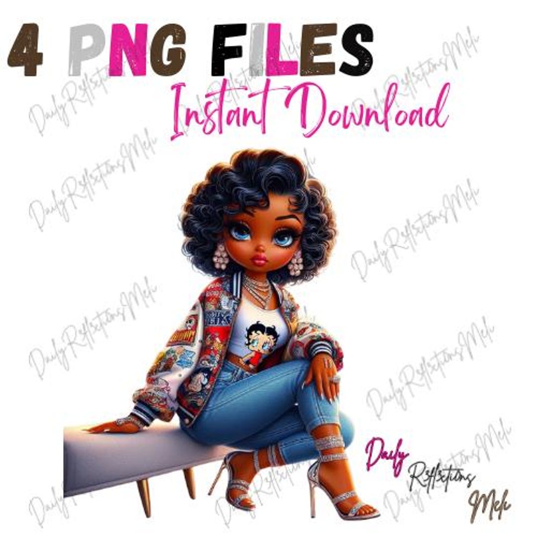 Hyperrealistic Chibi Bratz African American Betty Boop – Looney Tunes ...