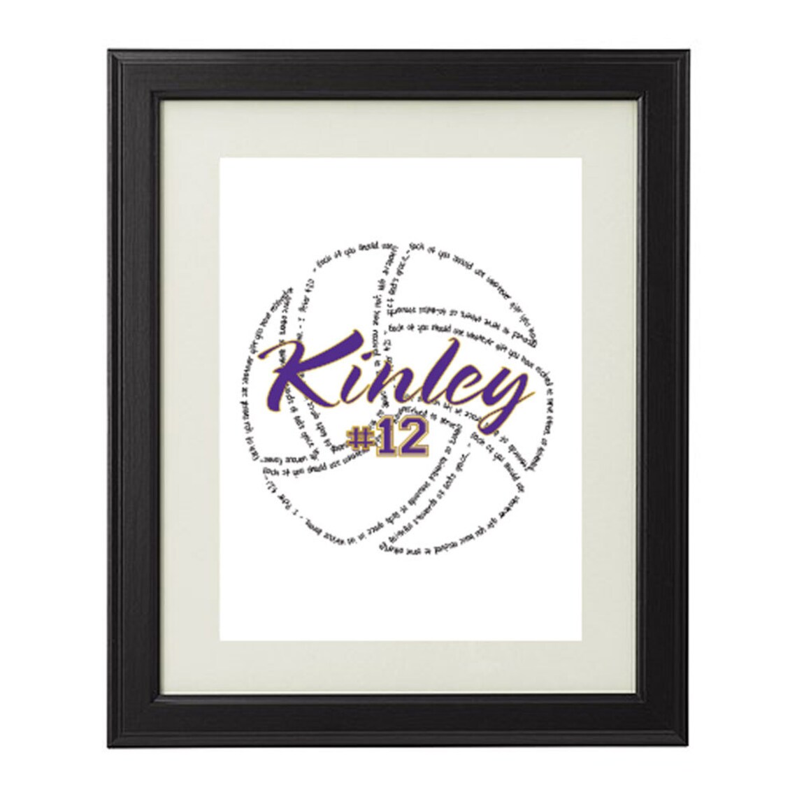 Custom Volleyball Printable Art for Teachers or Coaches With | Etsy