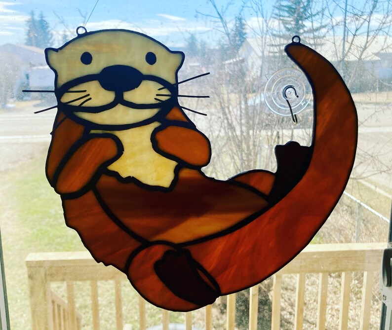 Otter Stained Glass - Etsy