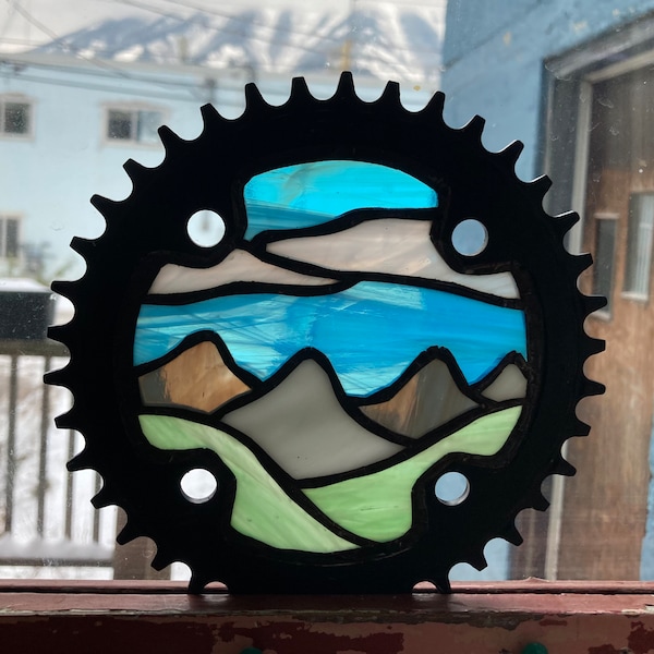 Stained Glass Bike - Etsy
