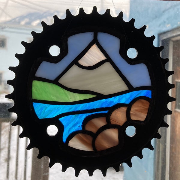 Stained Glass Bike - Etsy