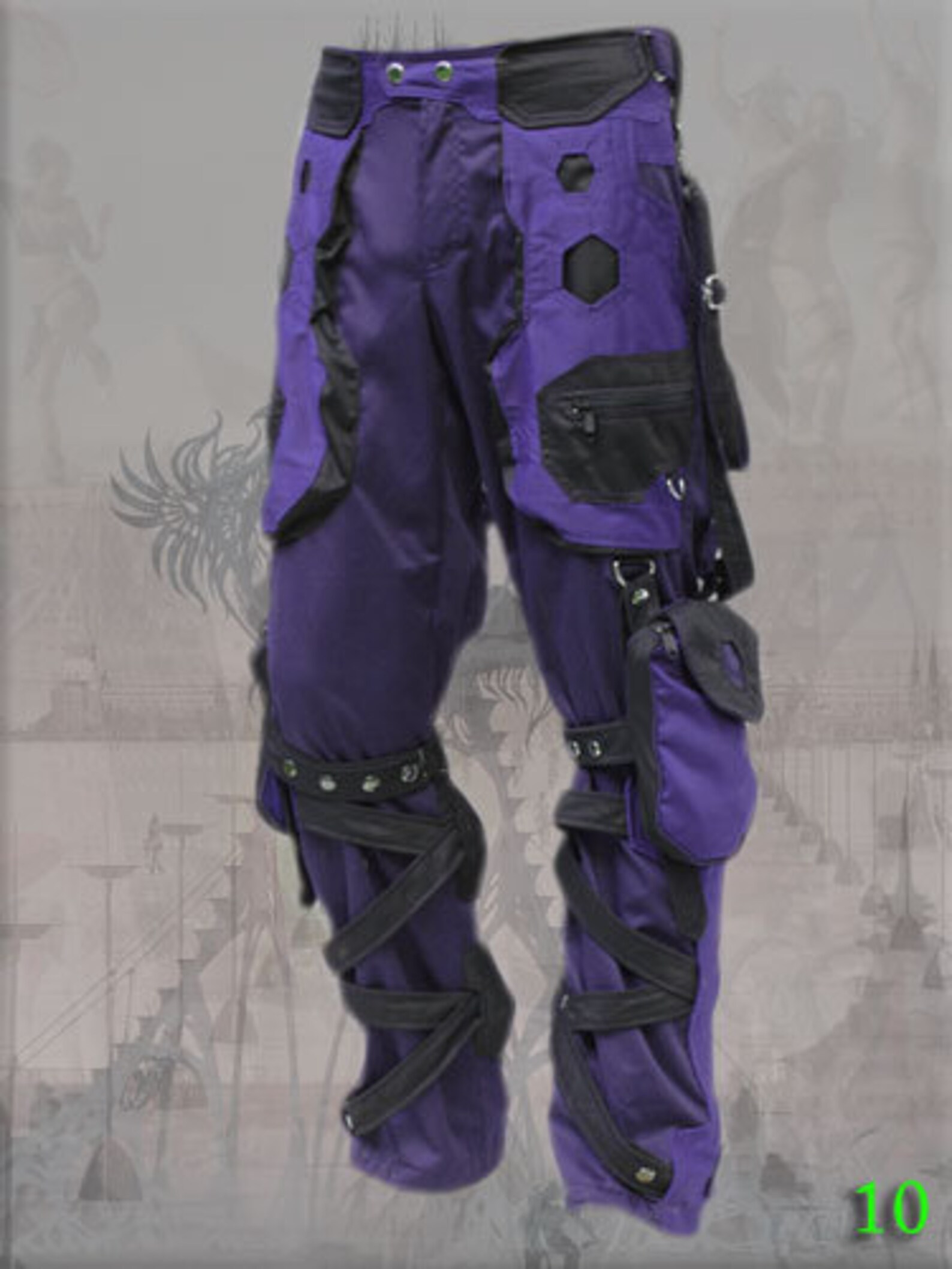 Orgone Pants neo cyber electro techno forest rave | Etsy