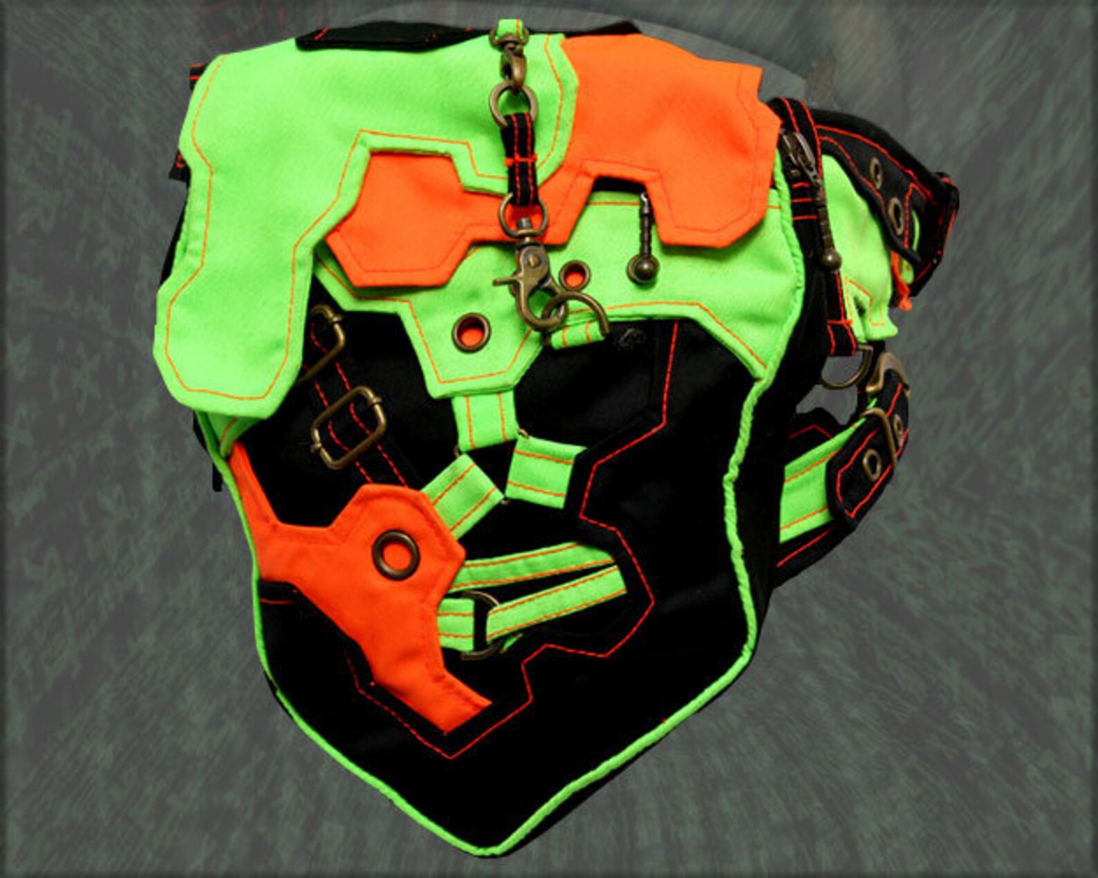 Matrix Belt Uv Neon Reactive Cyber Psytrance Pocket Belt - Etsy