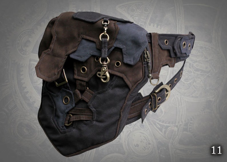 Matrix Belt - Mens Burning Man Steampunk Pocket Hip Belt Bag - Etsy