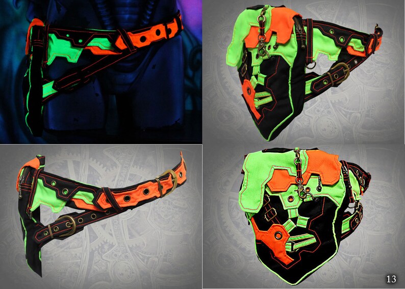 Matrix Belt Mens Burning Man Steampunk Pocket Hip Belt Bag - Etsy