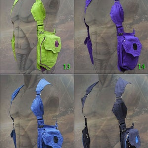 Nibiru Shoulder Holster Bag ~ Post Apocalyptic Neo Tribal Doof Edm ...