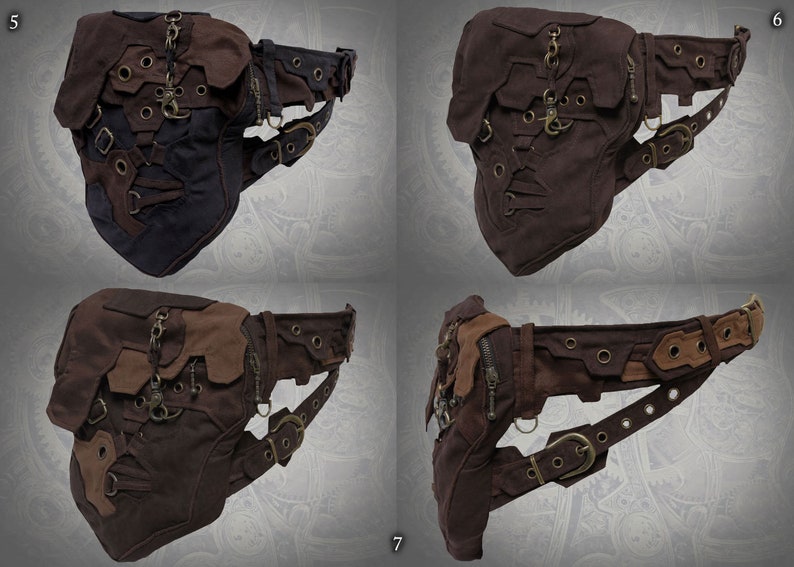 Matrix Belt Mens Burning Man Steampunk Pocket Hip Belt Bag - Etsy