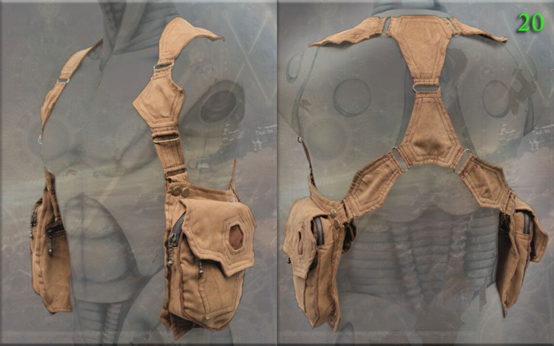 Nibiru Shoulder Holster Bag ~ Post Apocalyptic Neo Tribal Doof Edm ...