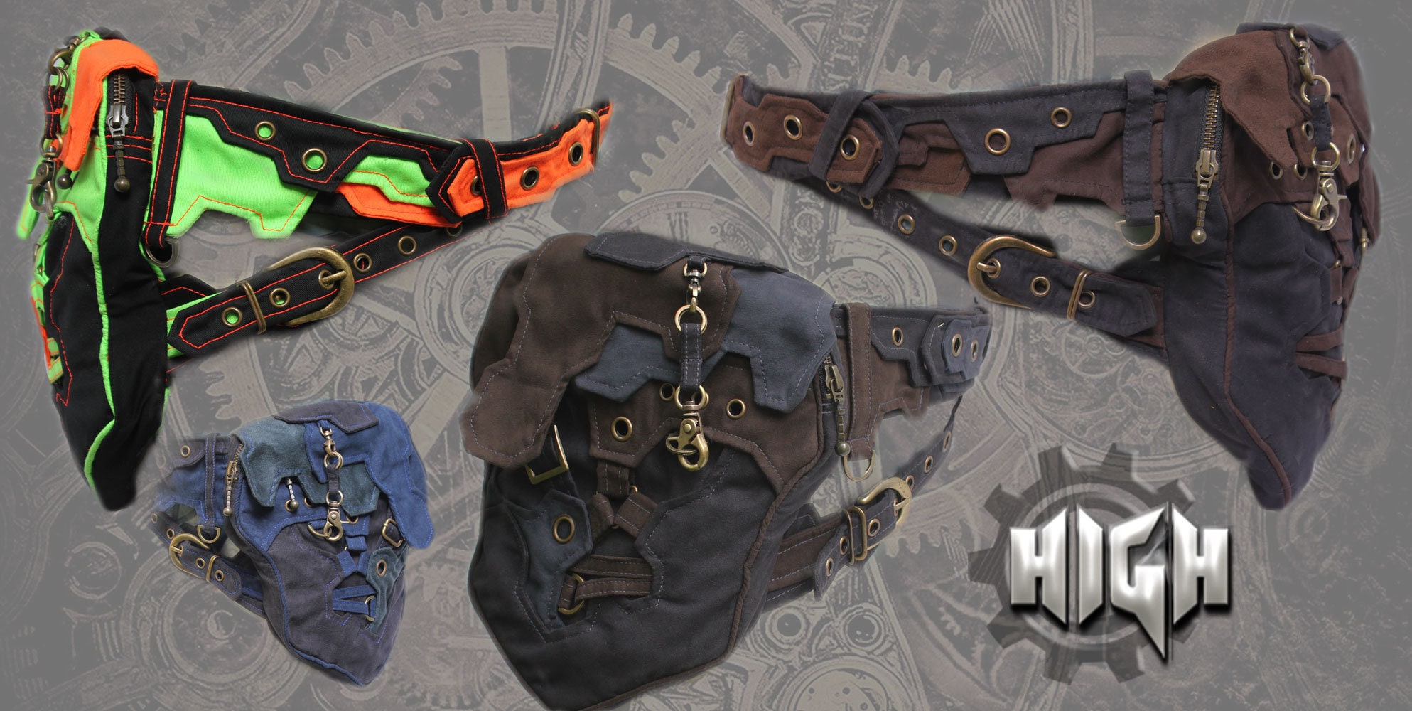 Matrix Belt - Mens Burning Man Steampunk Pocket Hip Belt Bag - Etsy
