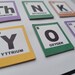 Chemistry Thank You Card, Periodic Table Card, Elements Card, Thank You ...