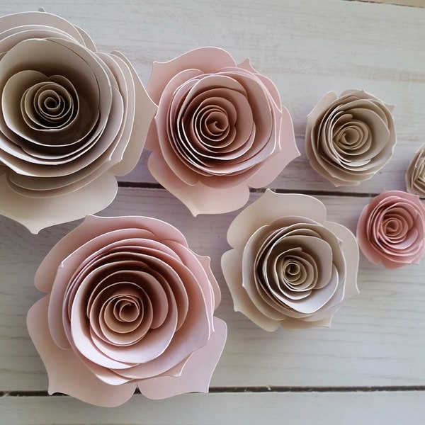 Cardstock Flowers - Etsy