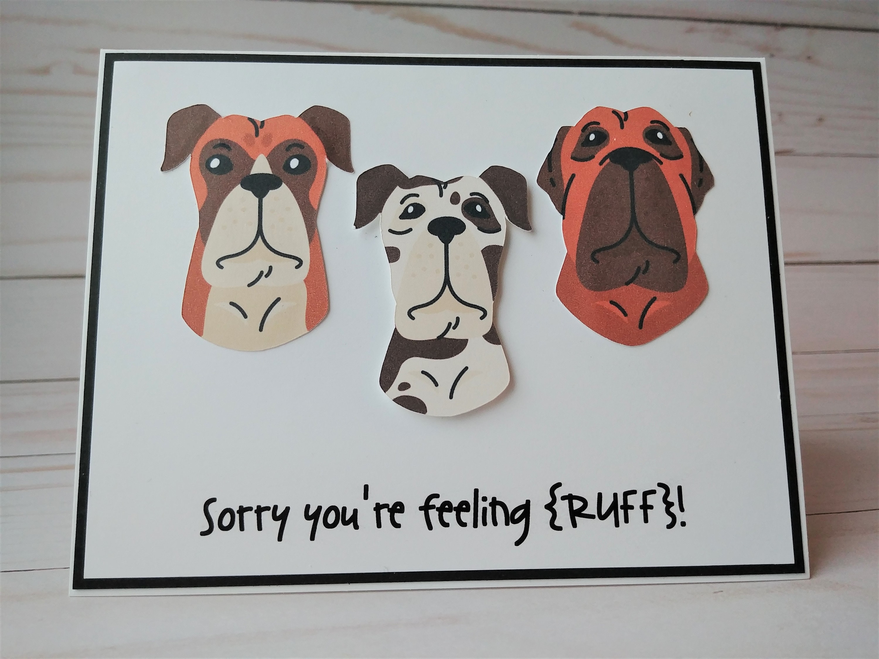 Funny Get Well Card for Dog Lovers, Feel Better Card for Dog, Punny ...