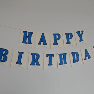 Personalized Happy Birthday Banner, Custom Birthday Party Decorations ...