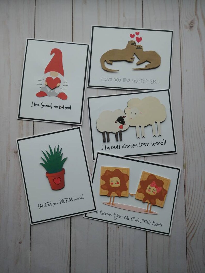 Punny Greeting Card Pack Punny Card Birthday Card Handmade - Etsy Canada