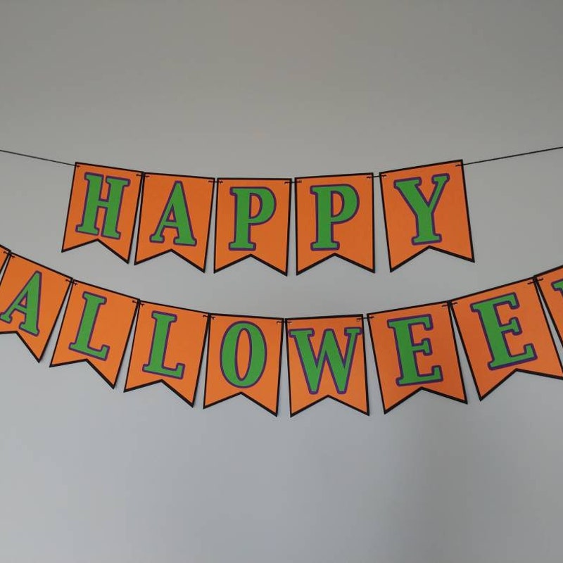 Halloween Bunting - Etsy