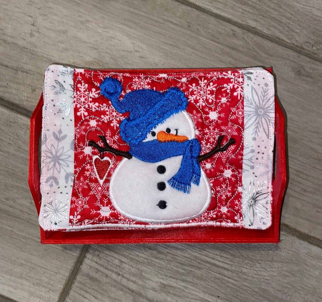 Snowman Mug Rug, Snowman, Mug Rug, Gift for Her, Gift for Him - Etsy
