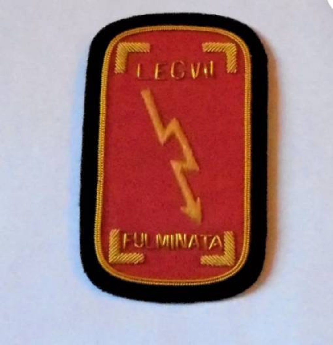 Roman Centurion Caesar Army War Legion Battle Shield Helmet Patch Eagle ...