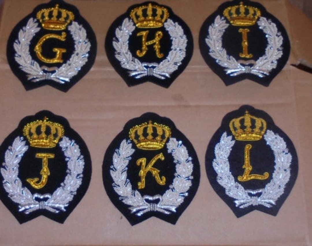 G H I J K L Monogram Cipher Letter Family Name Robe Vest Blazer Suit ...