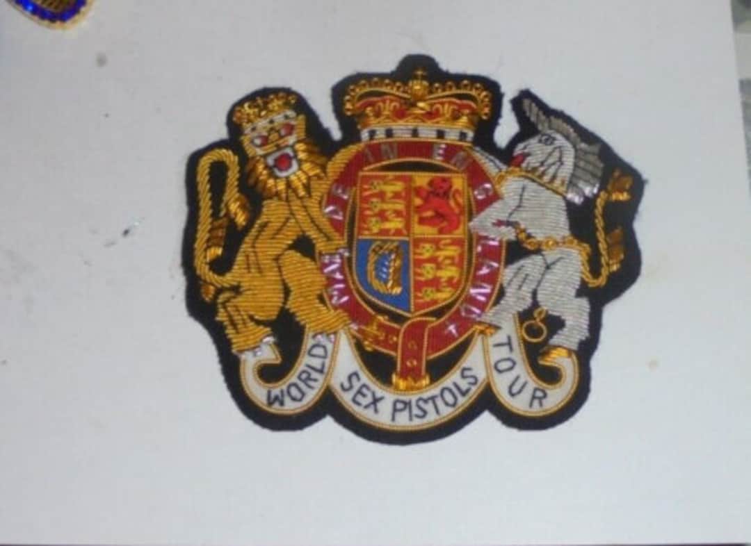 SEX PISTOLS World Tour Royal Concert Jacket Badge Patch Song British ...
