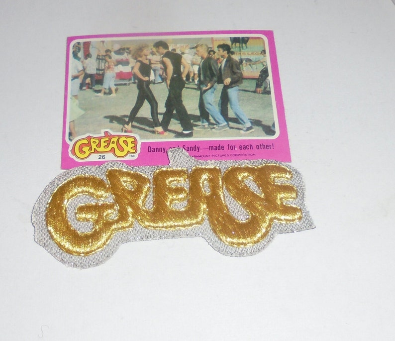 Grease Travolta Newton John Greaser Movie High School Love - Etsy