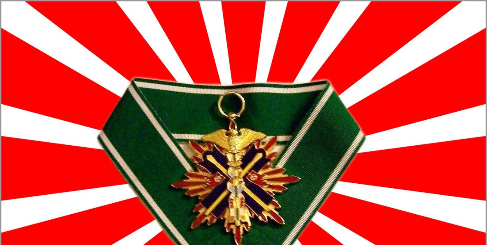 Japan Japanese Nippon Empire GOLDEN KITE MEDAL Army Navy War Battle ...