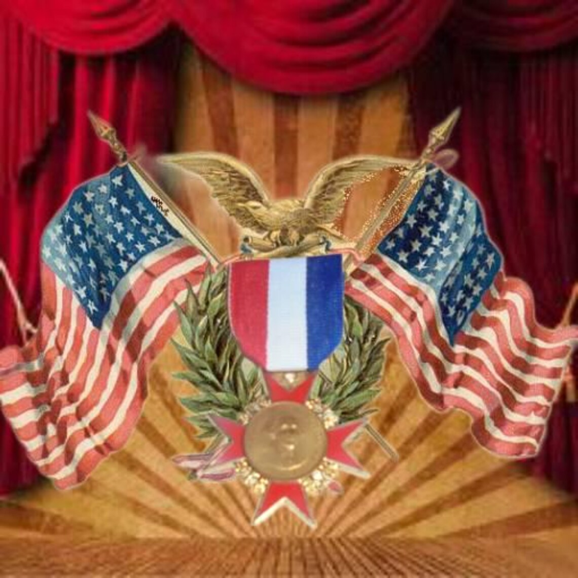 US President George Washington Founding Father Patriot Hero Eagle ...