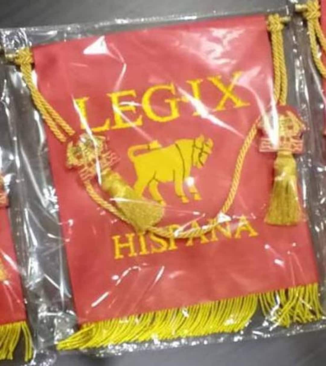 Roman Legion IX Hispana Spain Battle Banner Roman Emperor Eagle SPQR ...