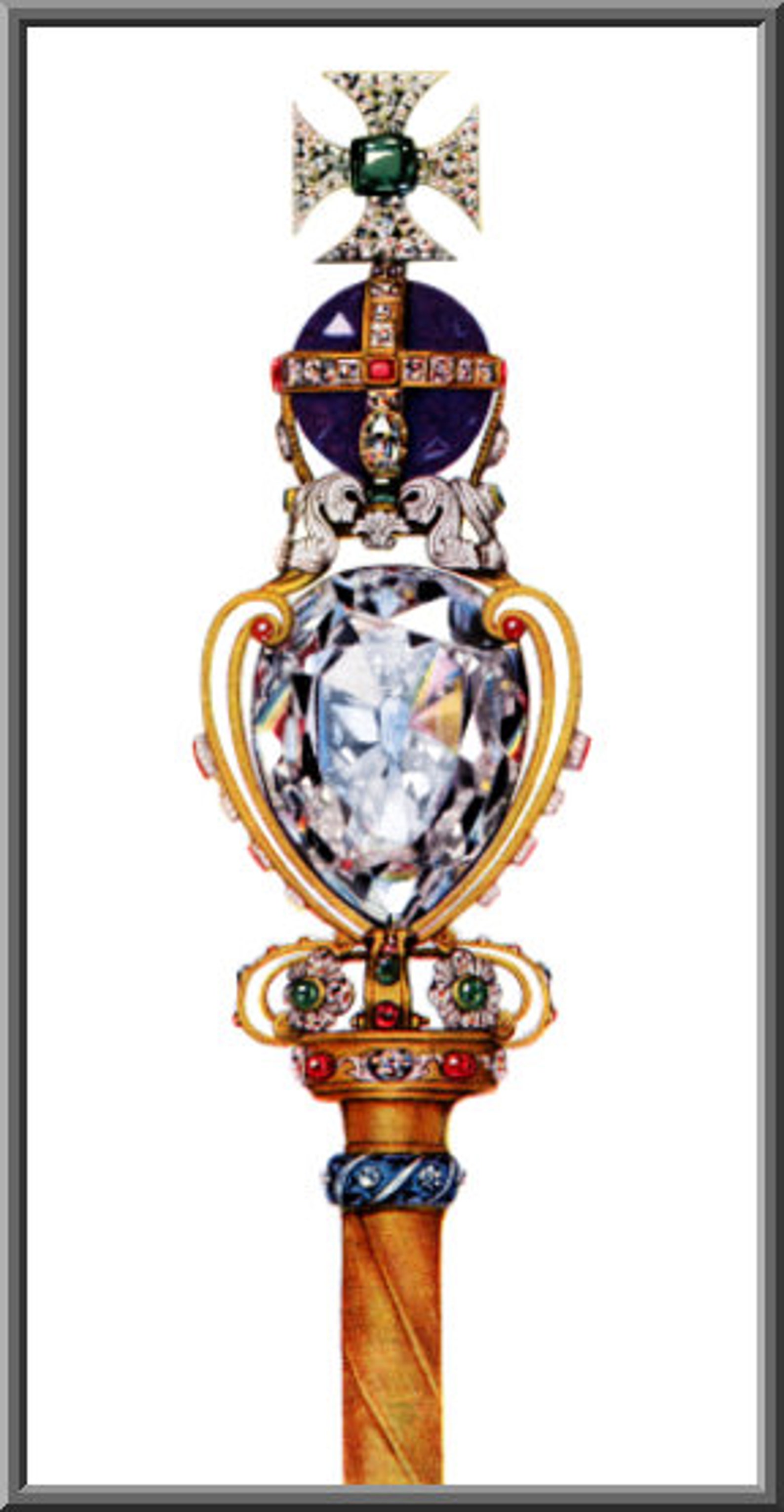 Deluxe Museum Replica Crystal Replica Cullinan Diamond Royal Gem ...