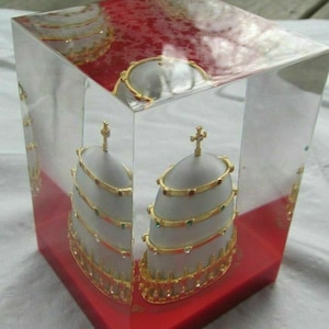 Vintage Deluxe Vatican Pope Tiara Mitre Hat Knights of Columbus KOC ...