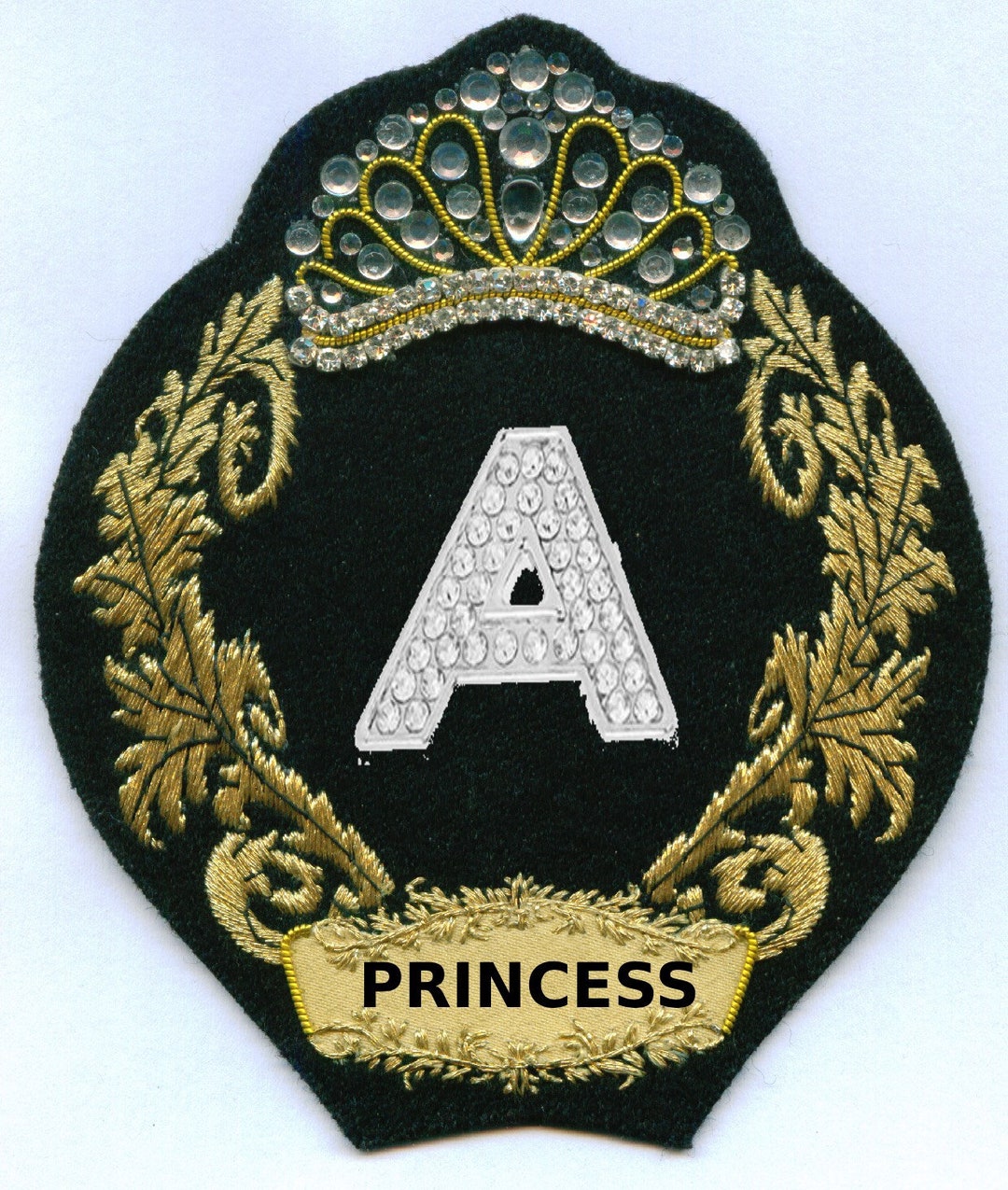 Princess Queen Beauty Pageant Bling Letter A Name Prom Dance Party ...