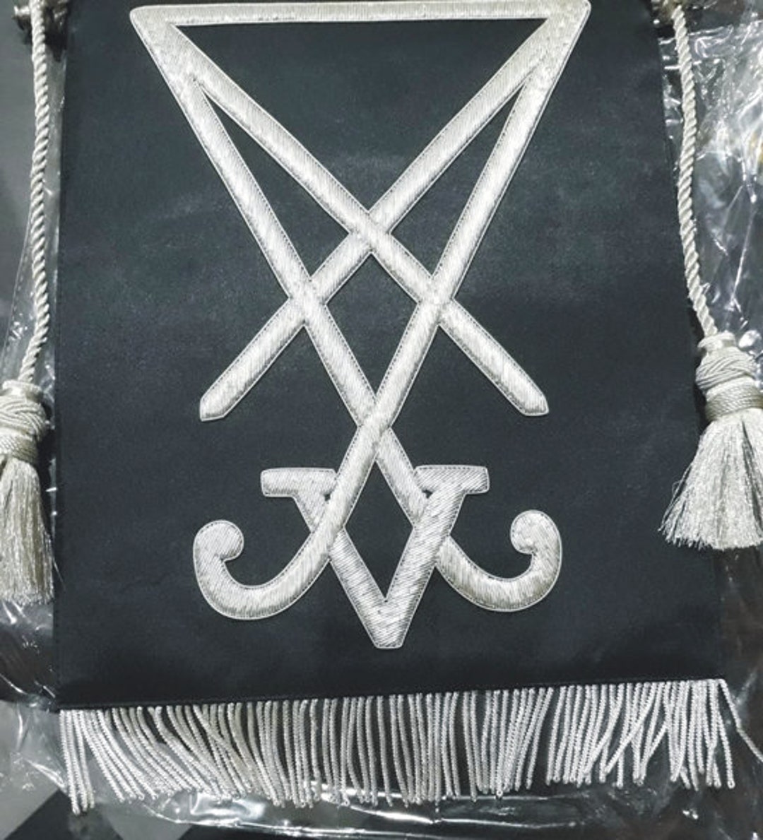 Custom Design Bespoke Satan Satanic Lucifer Sigil Seal Ritual Banner ...