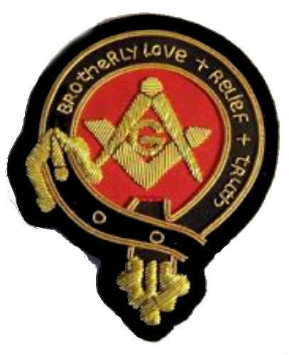 Masonic Freemason Fraternal Gold Bullion Brotherly Love Patch | Etsy