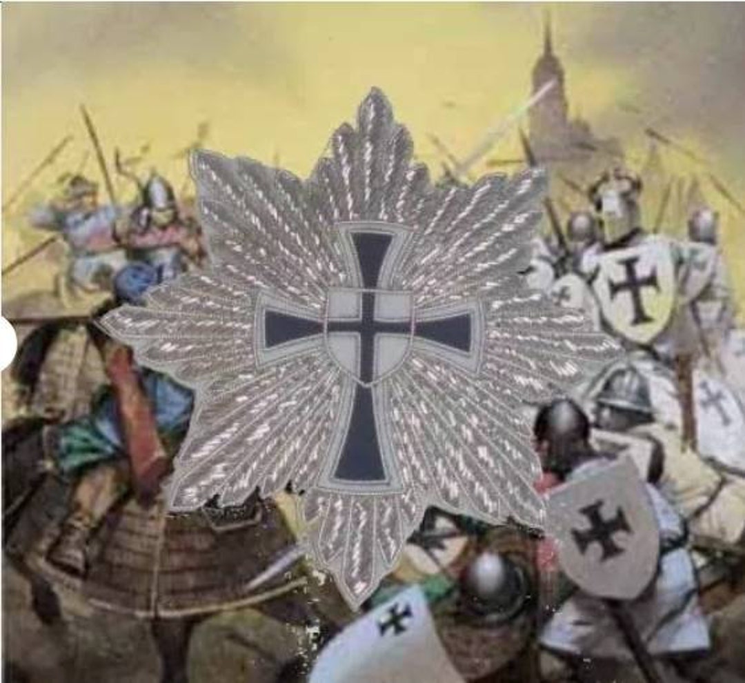Medieval Crusades German Teutonic Knights Order Cross Medieval Cape ...