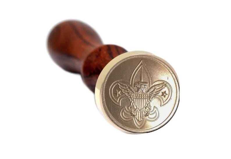 Vintage Boy Scout Eagle BSA Symbol Deluxe Wax Seal Embosser Office ...