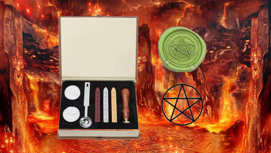 Pentagram Pentacle Star Occult Sigil Wiccan Witch Symbol Patch 666 ...