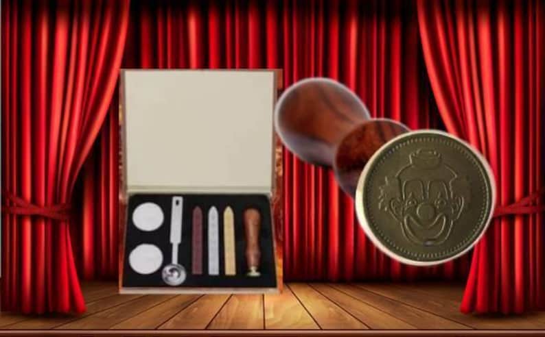 Deluxe Joker Jester Fun Laughing Clown Prankster Wax Seal Invitation ...