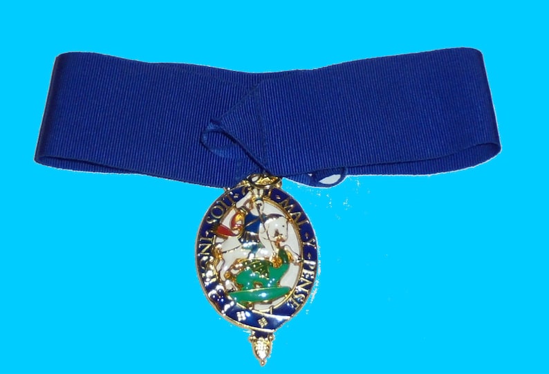 Medieval UK Britain Empire Knight Most Noble Order Garter Star Patch ...