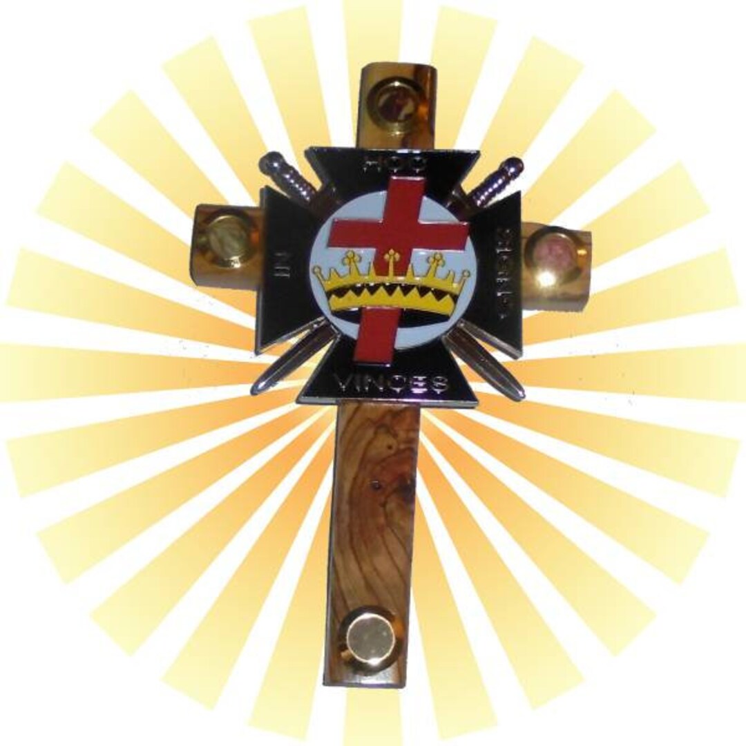 Medieval Knights Templar Olive Wood Wall Door Relic Cross Christian ...