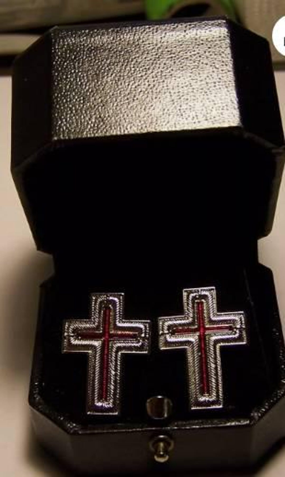 Deluxe Medieval Masonic Knights Templar Award Medal Box Uniform Cross ...