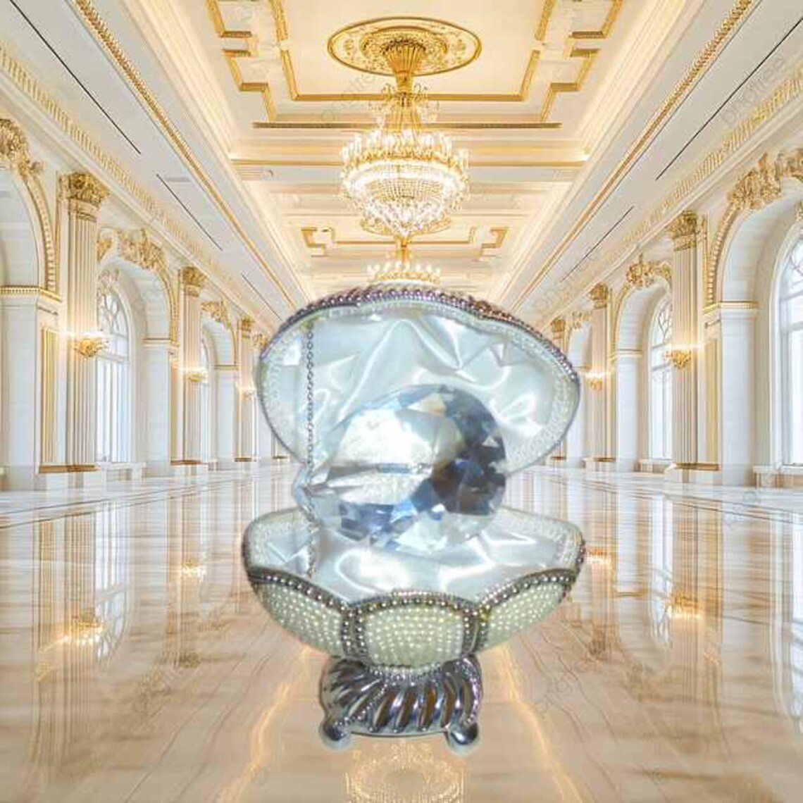 Deluxe Museum Replica Crystal Replica Cullinan Diamond Royal Gem ...