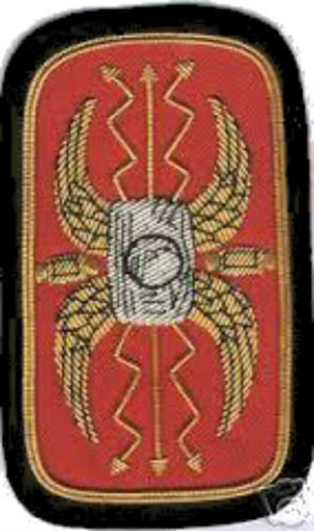 Roman Centurion Caesar Army War Legion Battle Shield Helmet Patch Eagle ...
